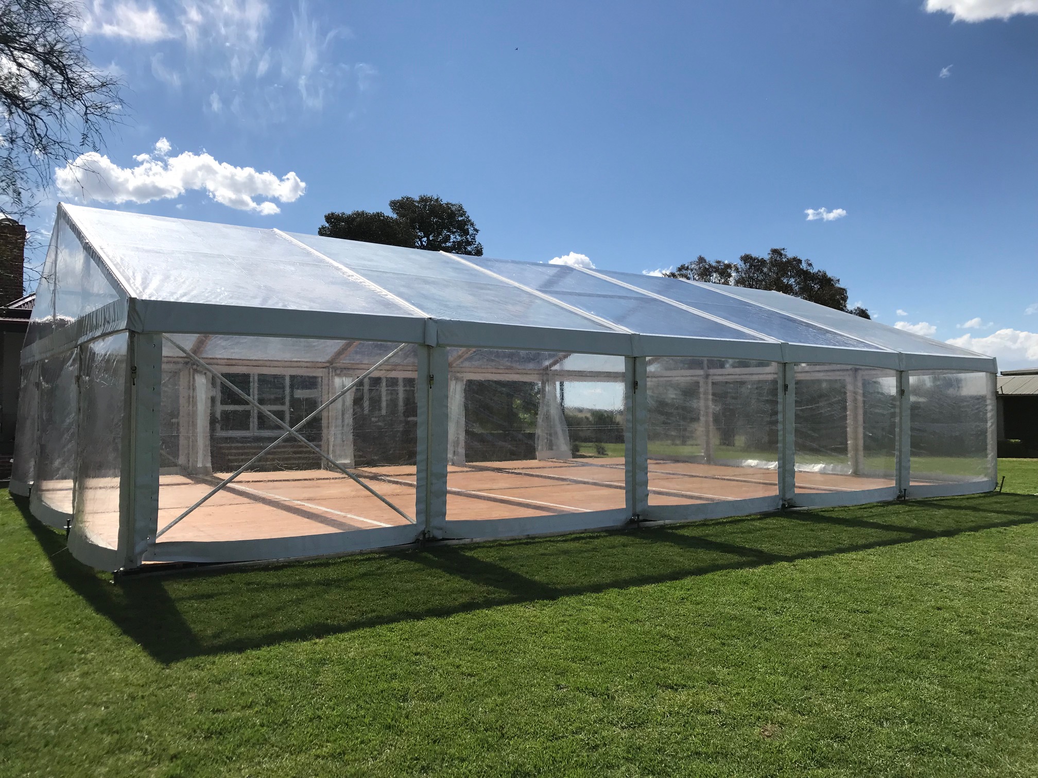 10m x 30m Marquee with Clear Roof - Bathurst | Event | Wedding | Party ...